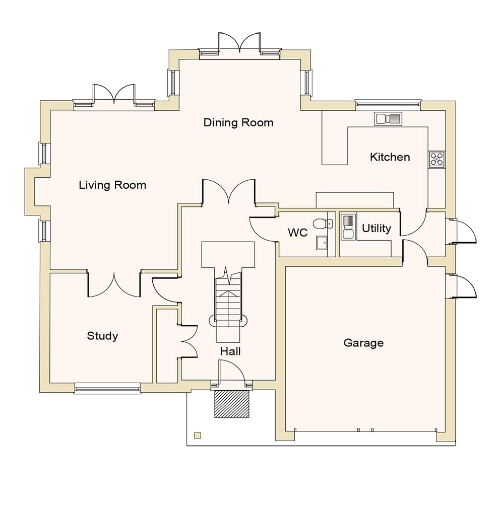 The Hampton | Highfields | Guild Homes