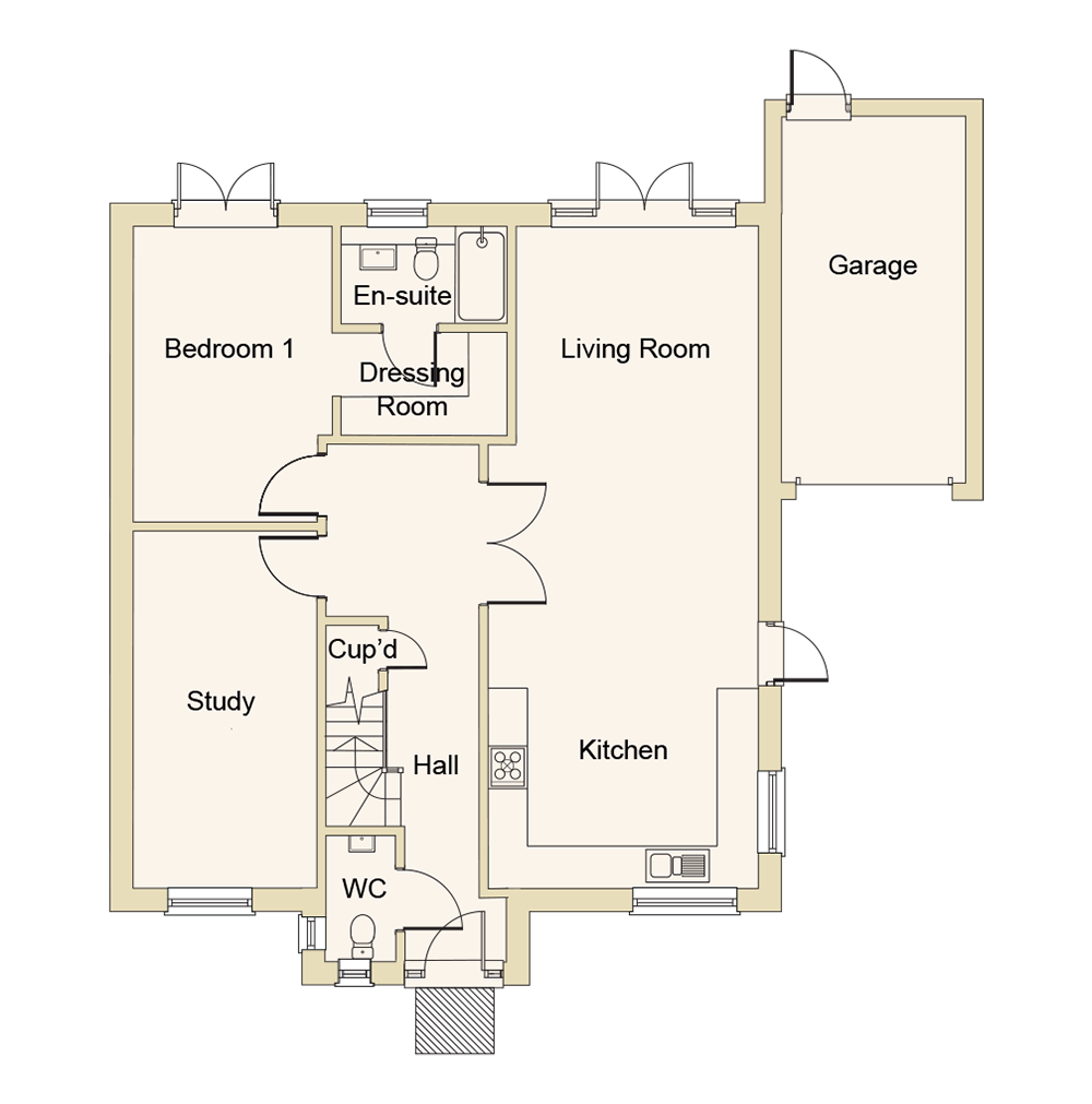 The Crawford | Meadow View | Guild Homes